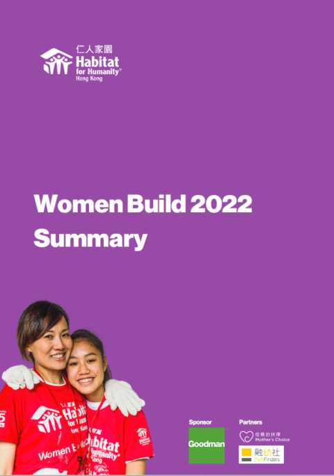 Women Build - Habitat for Humanity Hong Kong
